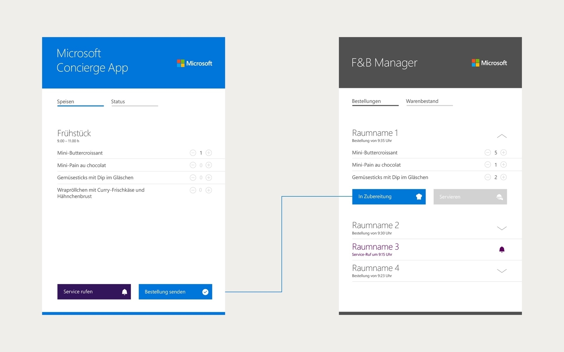 Microsoft Concierge Web App | Hoods